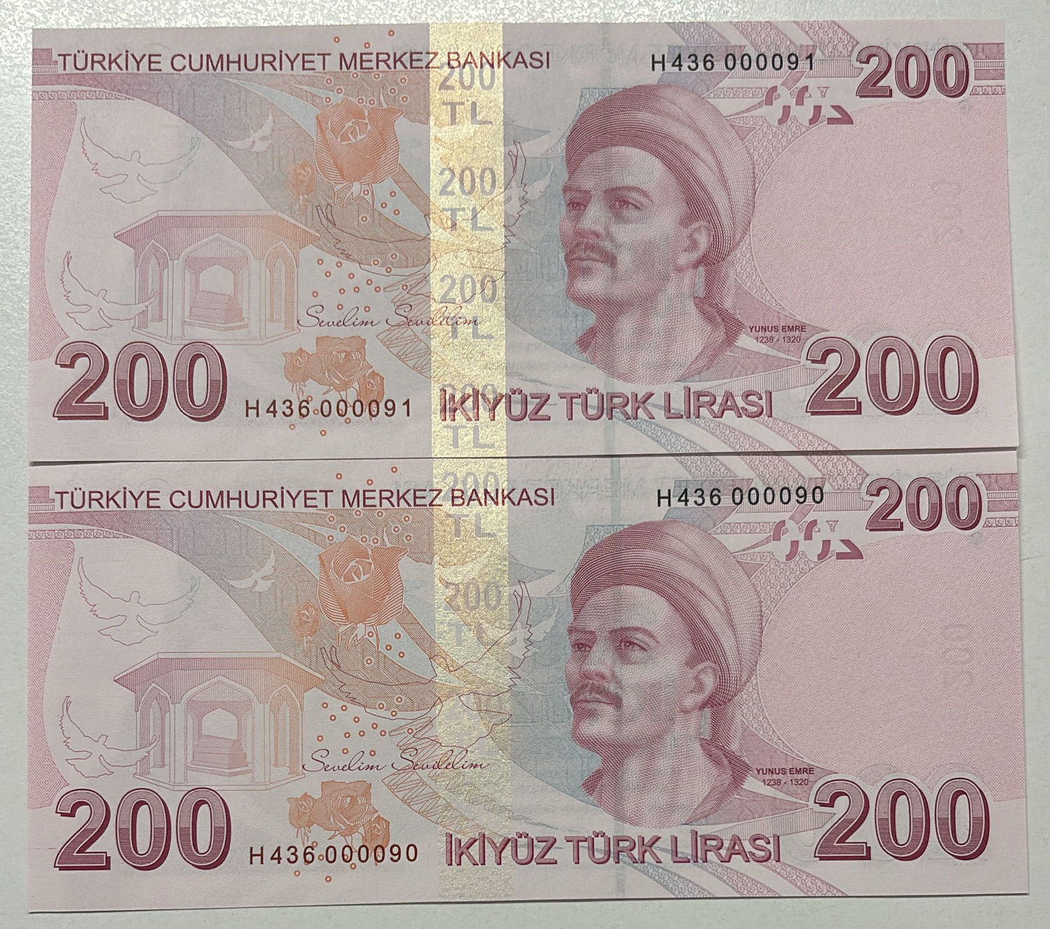 Türkiye, 200 Lira, 2024, UNC, p227h, 9.Emission-Top 100 Serial Numbers ...